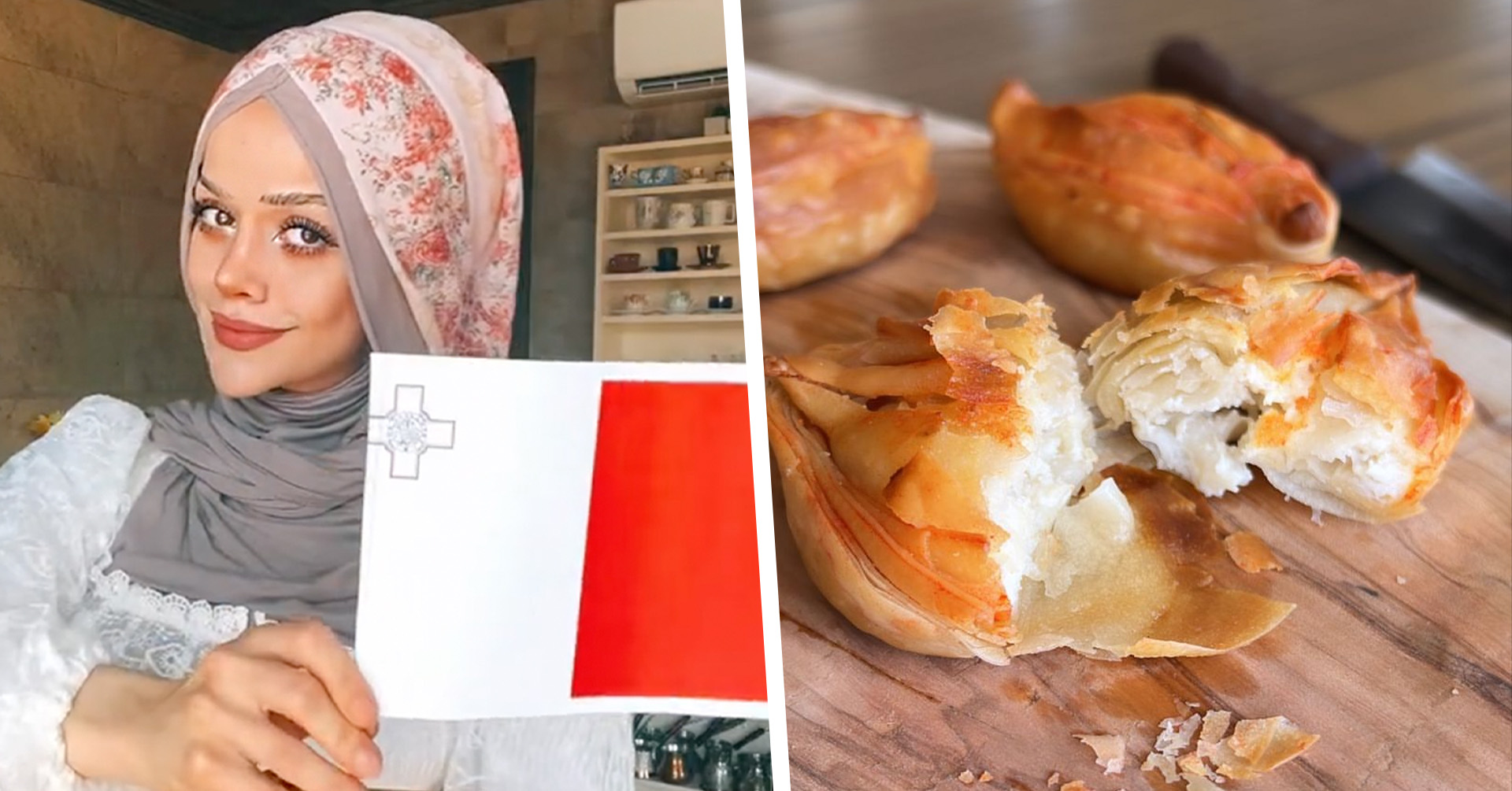 Famous Middle Eastern TikTok creator cooks pastizzi