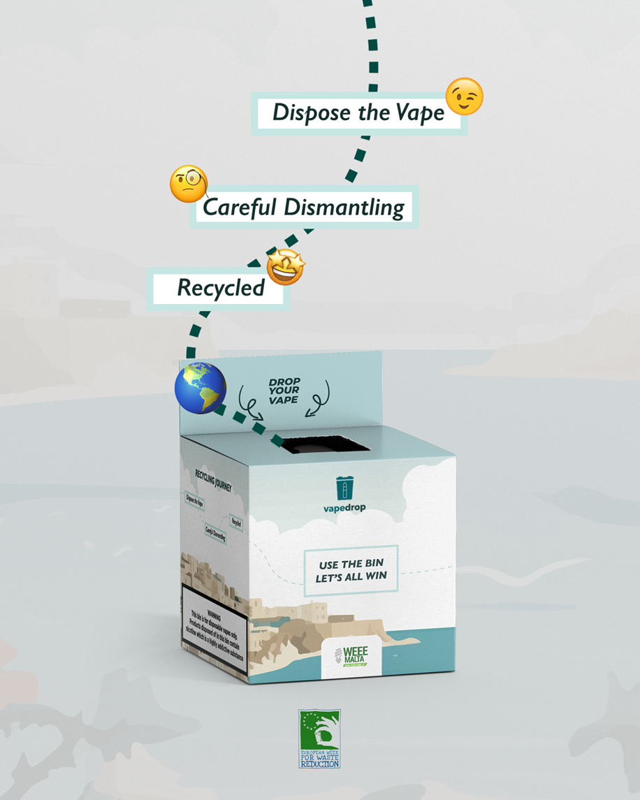 Vape Drop Campaign uses AI to get us to use the Bin!